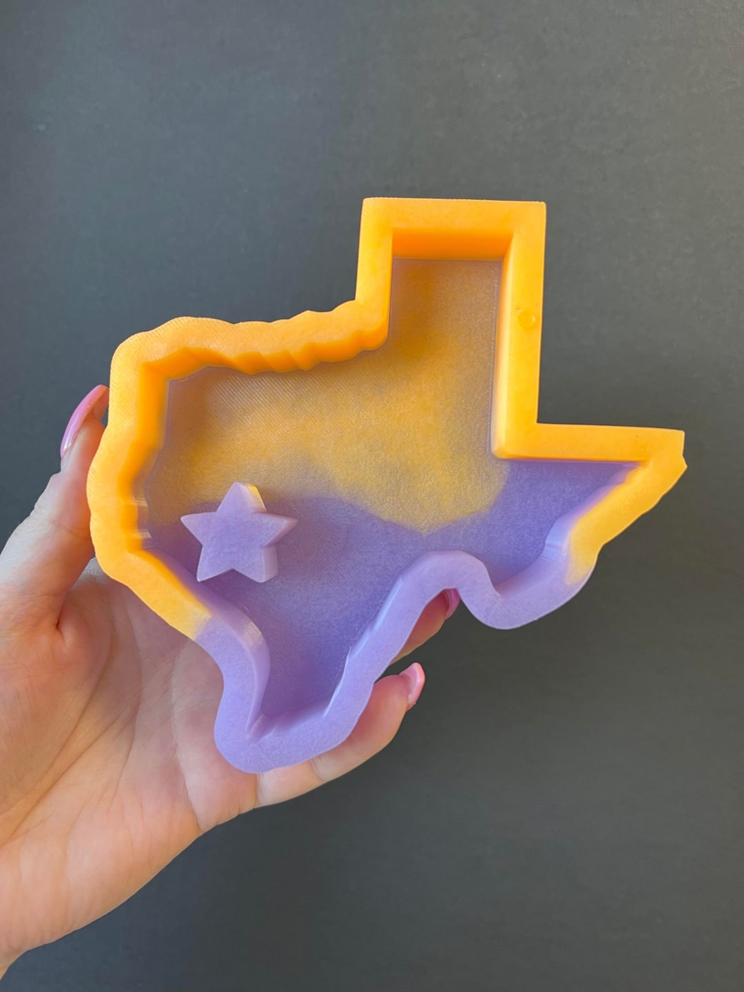 Houston Texas Star Silicone Mold - Freshies, Silicone Molds, Silicone ...