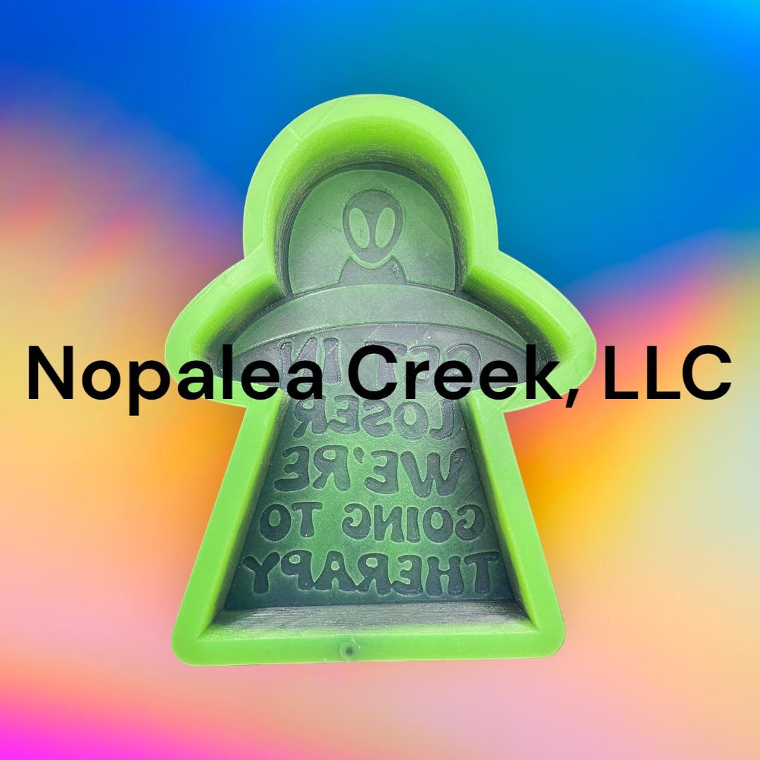 Alien Therapy Silicone Mold - Freshies, Silicone Molds, Molds for ...