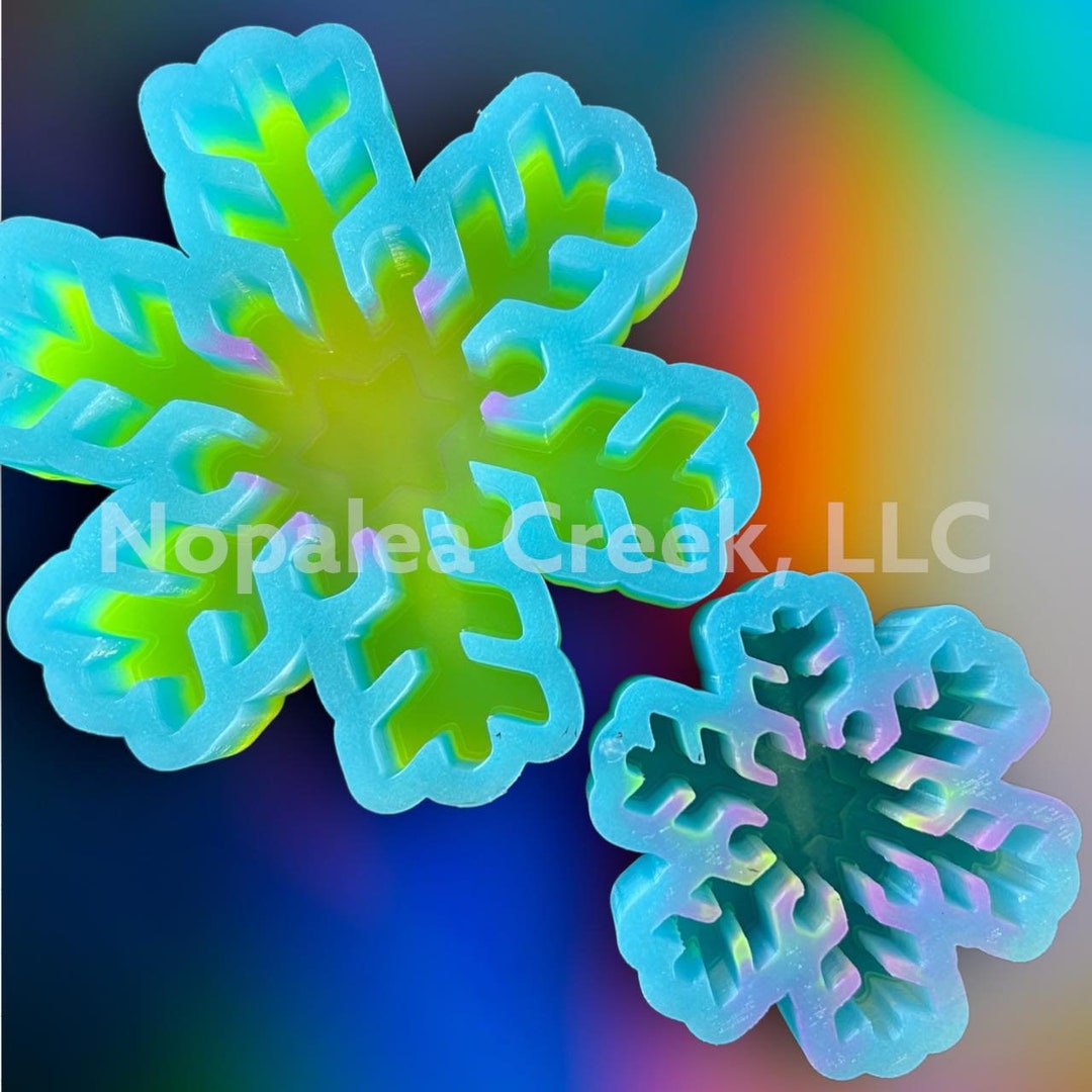 Snowflake Silicone Mold - Freshies, Silicone Molds, Silicone Freshie ...