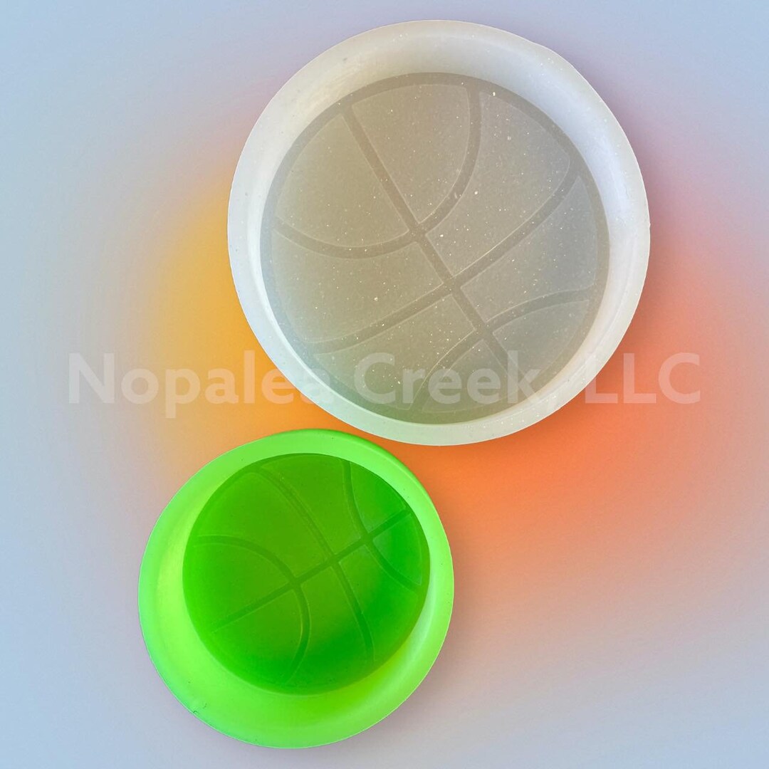 Simple Basketball Silicone Mold - Freshies, Silicone Molds, Silicone ...