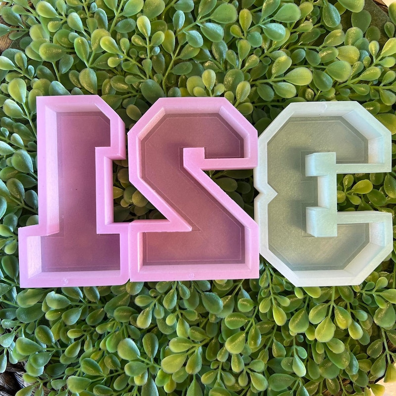 Silicone Number Moulds - Etsy