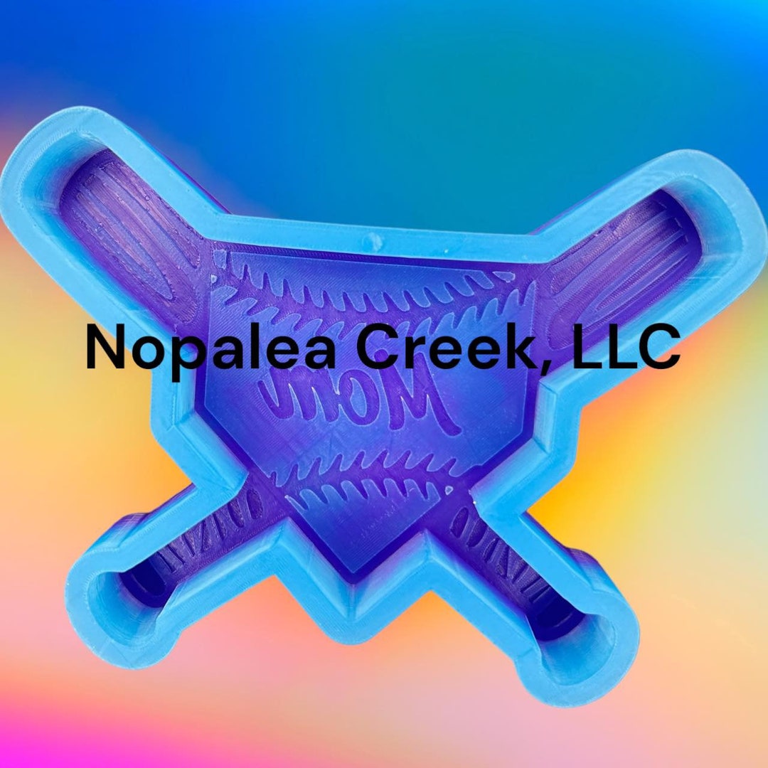 Mom Baseball Diamond Silicone Mold - Freshies, Silicone Molds, Silicone ...