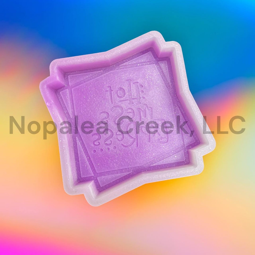 Hot Mess Express Square Silicone Mold - Freshies, Silicone Molds ...