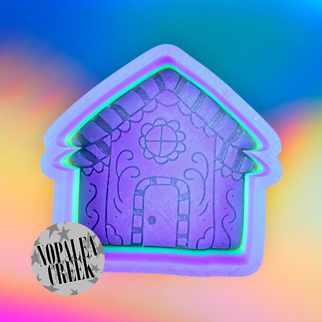 Gingerbread House 2 Silicone Mold-silicone Molds for Freshies, Silicone ...
