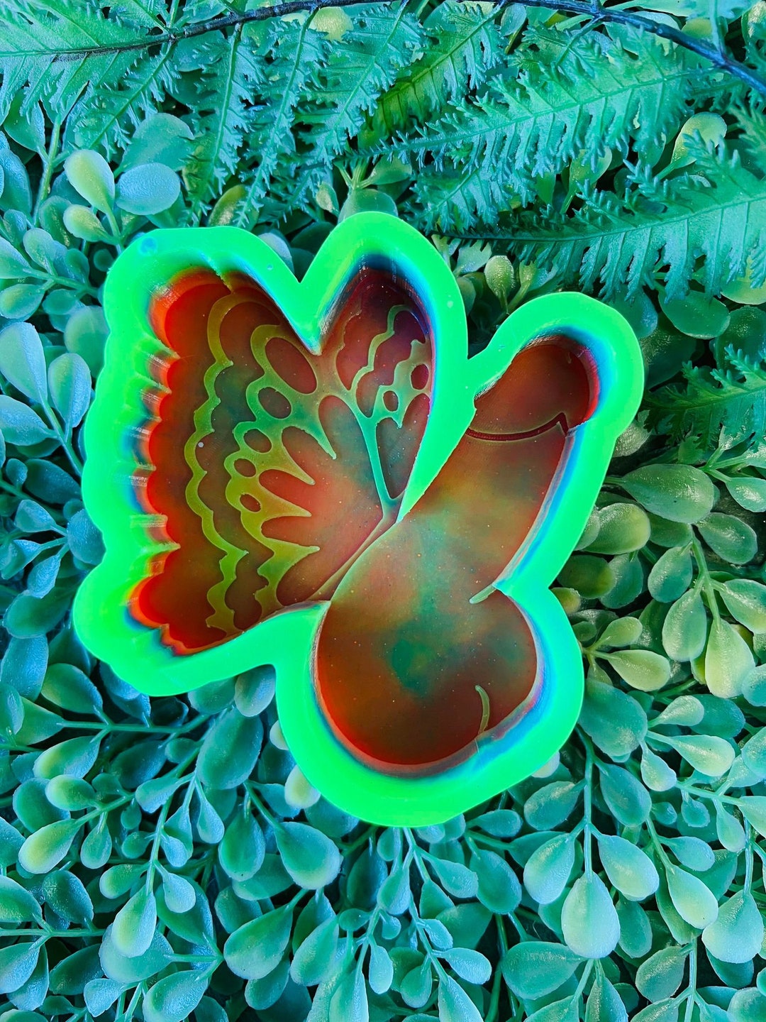 Butterfly Peen Silicone Mold Silicone Molds for Freshies, Silicone ...