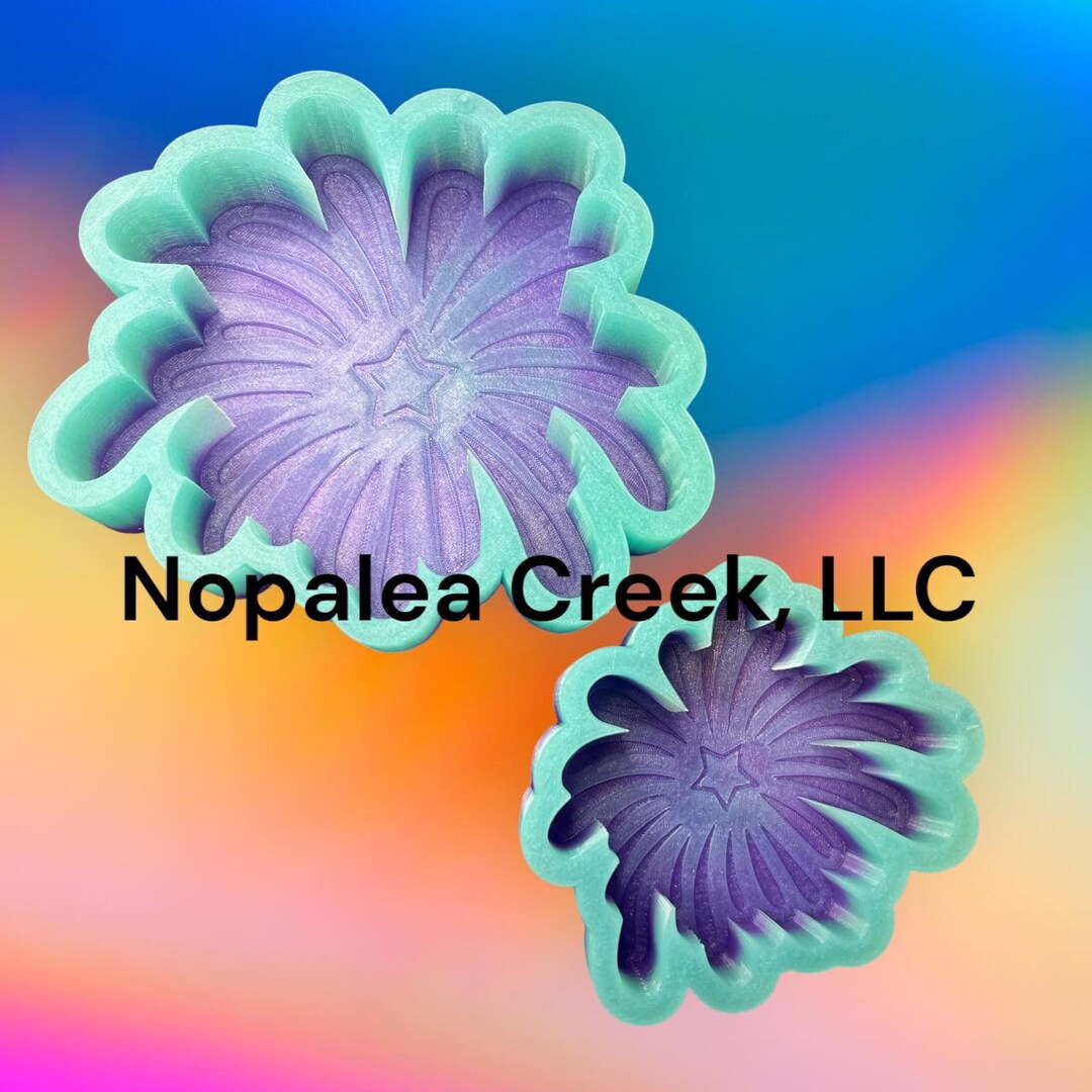 Star Fireworks Silicone Mold - Freshies, Silicone Molds, Silicone ...