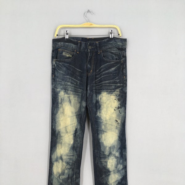 Bleach Designed Jeans - Etsy