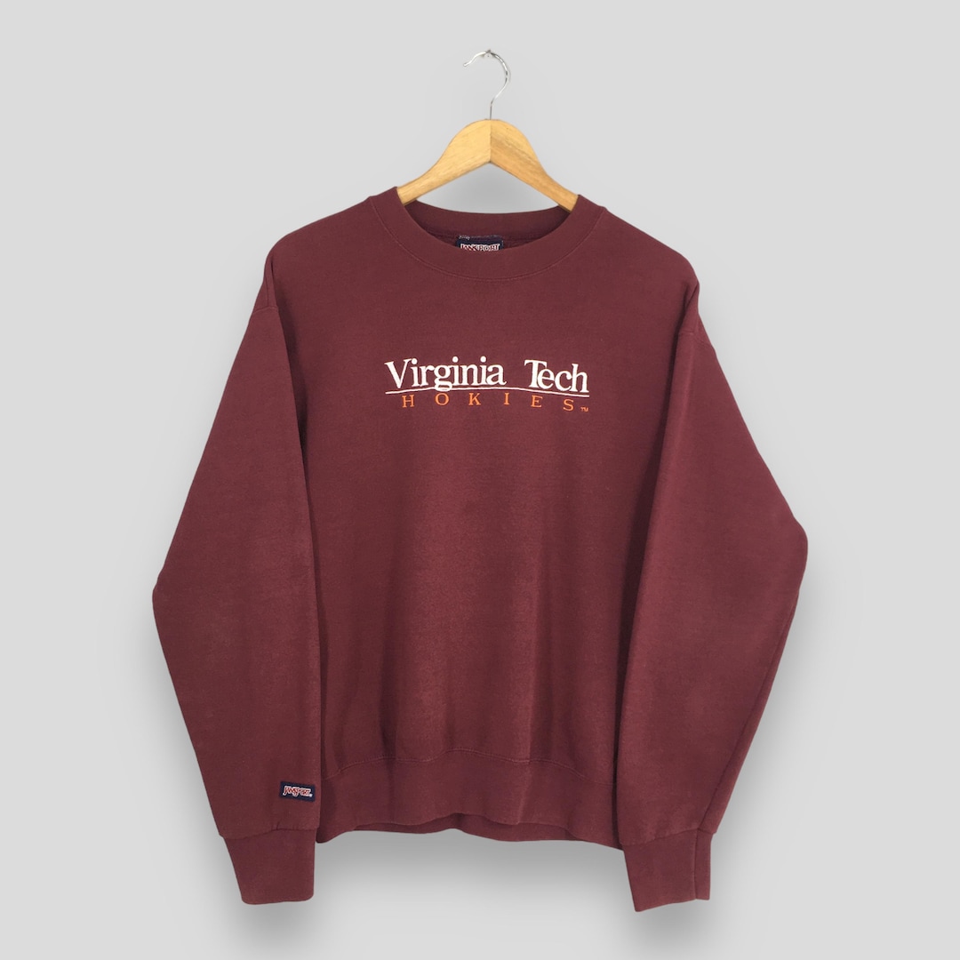 Vintage Virginia Tech Hokies Sweatshirt Medium Virginia Tech Embroidery ...