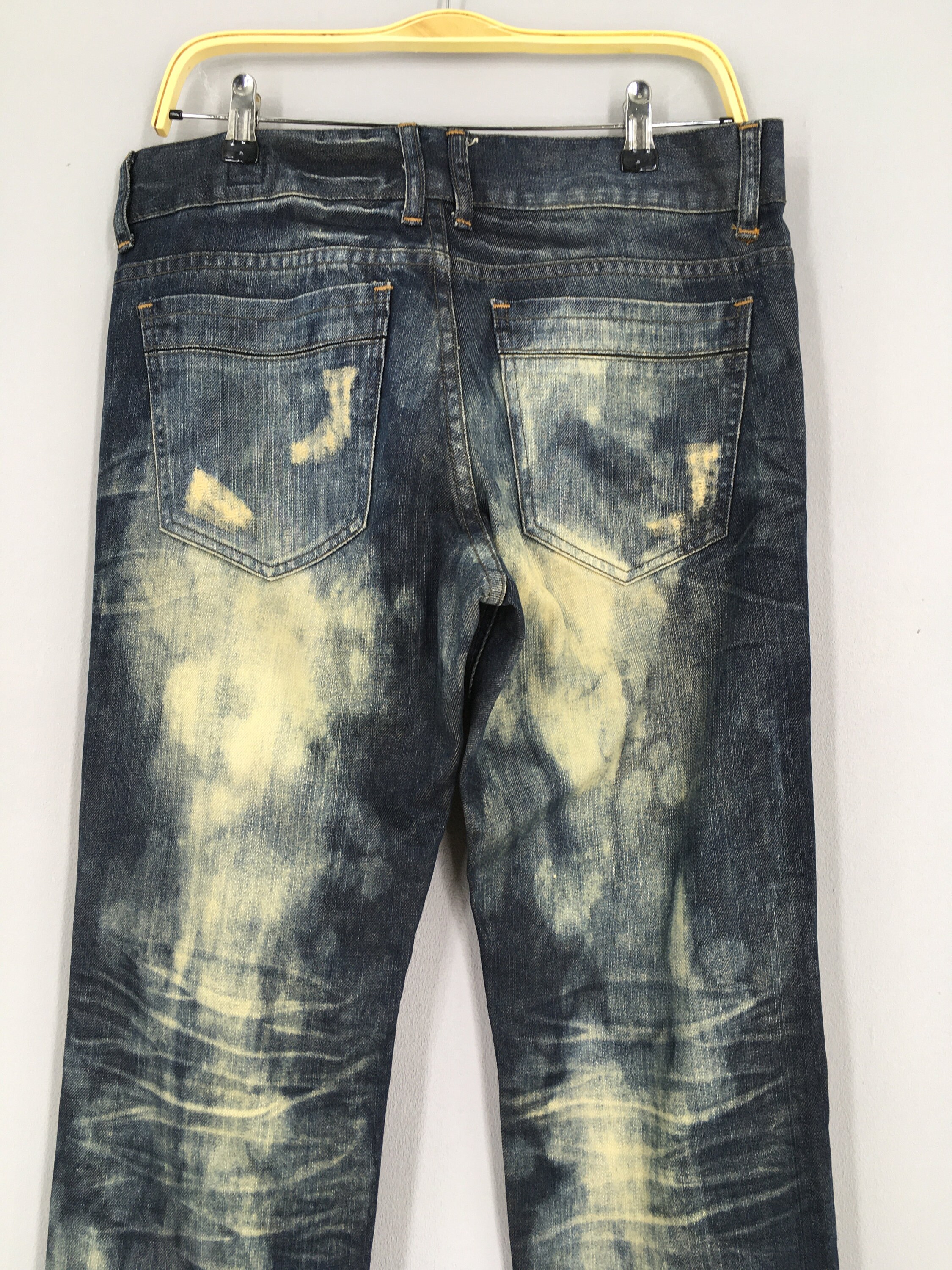 Size 34x33 Semantic Design Japan Splatter Bleach Paint Jeans Size 34x33 Semantic Design Japan Splatter Bleach Paint Jeans