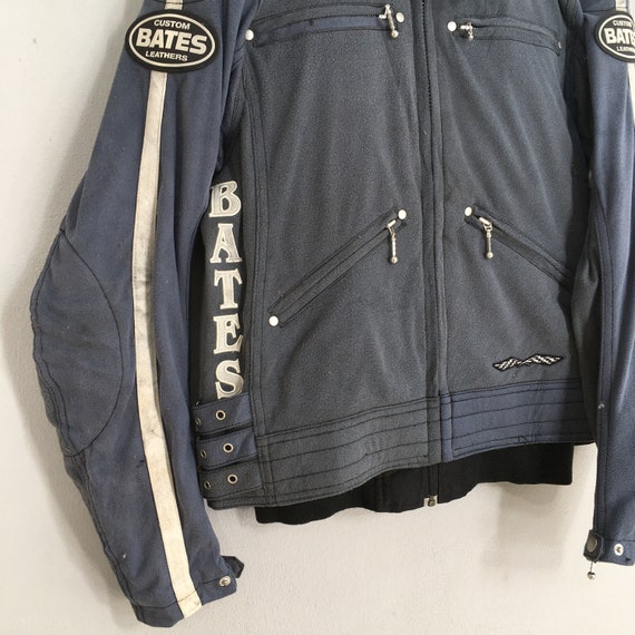 Vintage Custom Bates Leathers Motorcycle Jacket Large… - Gem