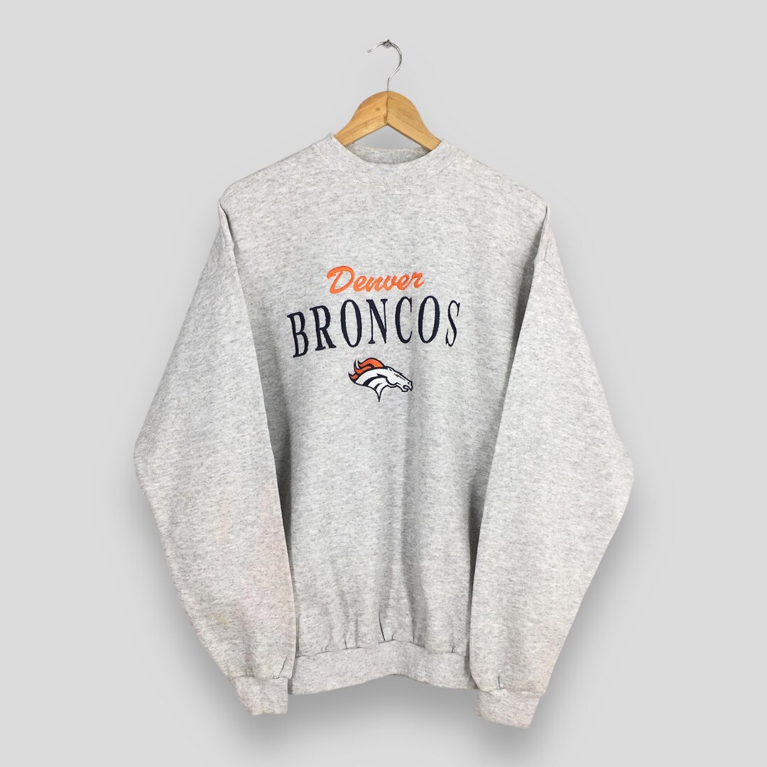 Vintage Denver Broncos Football NFL Sweatshirt Large Denver Broncos ...