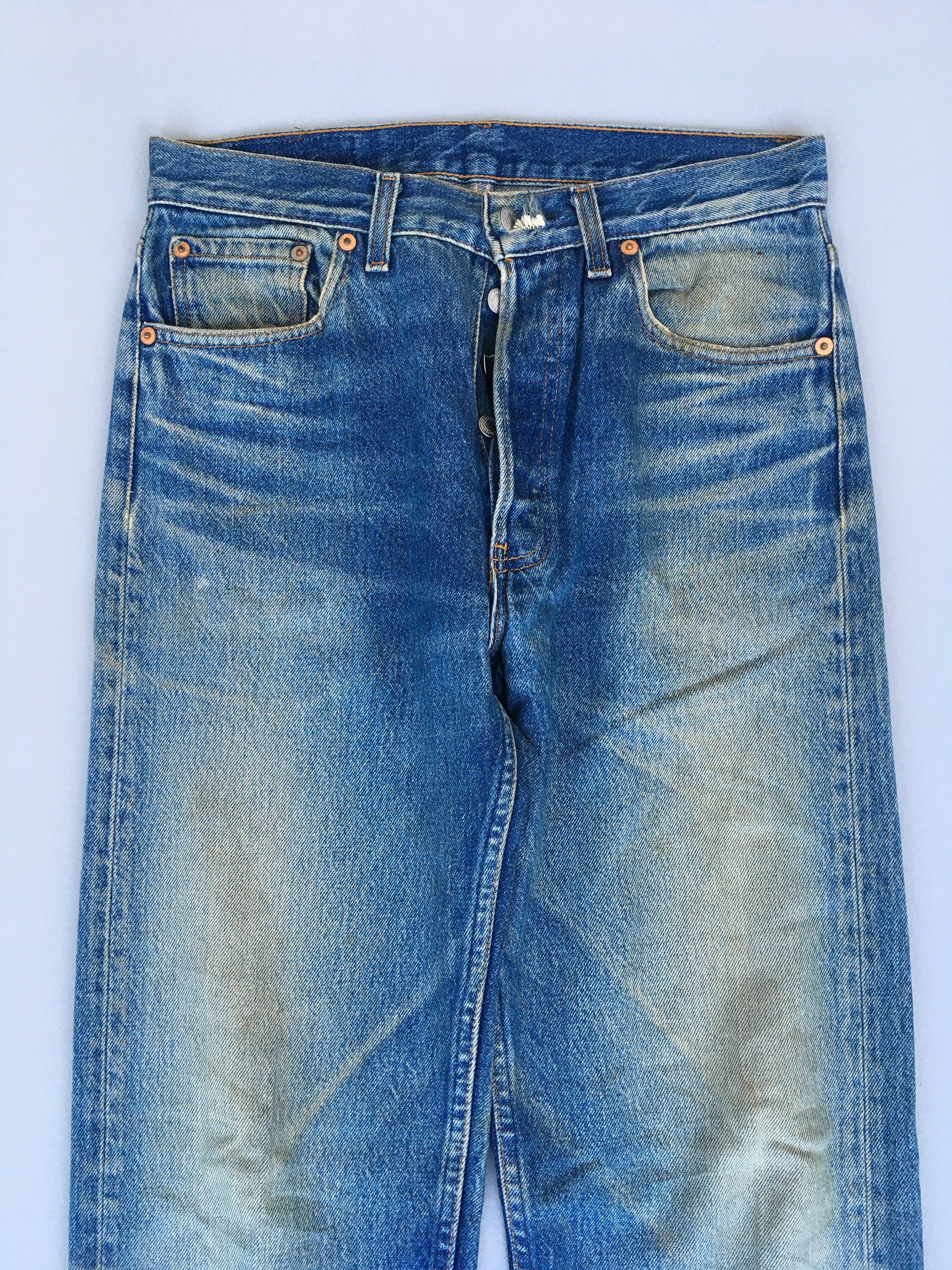 Size 29x30 Vintage Levis 501XX Blue Stone Washed Jeans Levis | Etsy