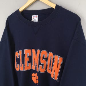 Vintage Clemson University Sweatshirt 2xlarge Clemson Tigers Ncaa ...