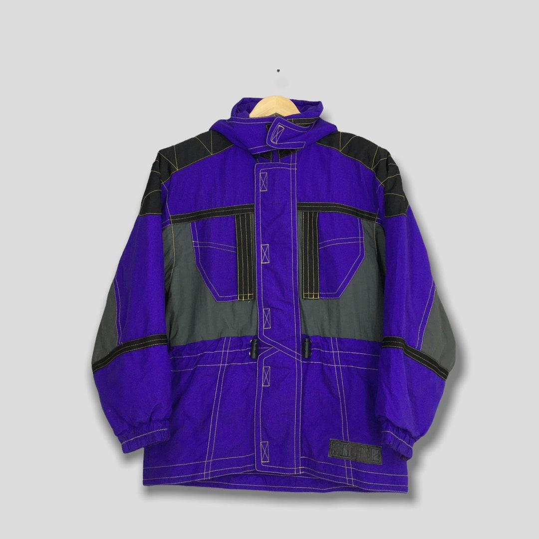 Vintage Point Square Ski Wear Bomber Jacket Small Japan Snow Winter ...