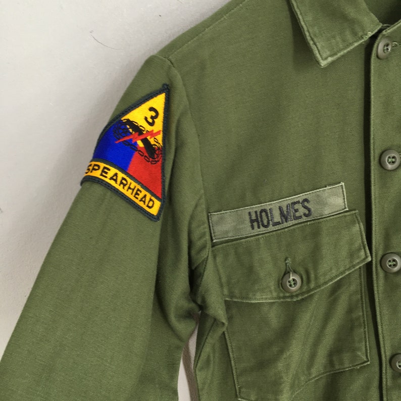 Vintage 70s OG Us Army Green Fatigue Shirt Small Us Army Olive - Etsy