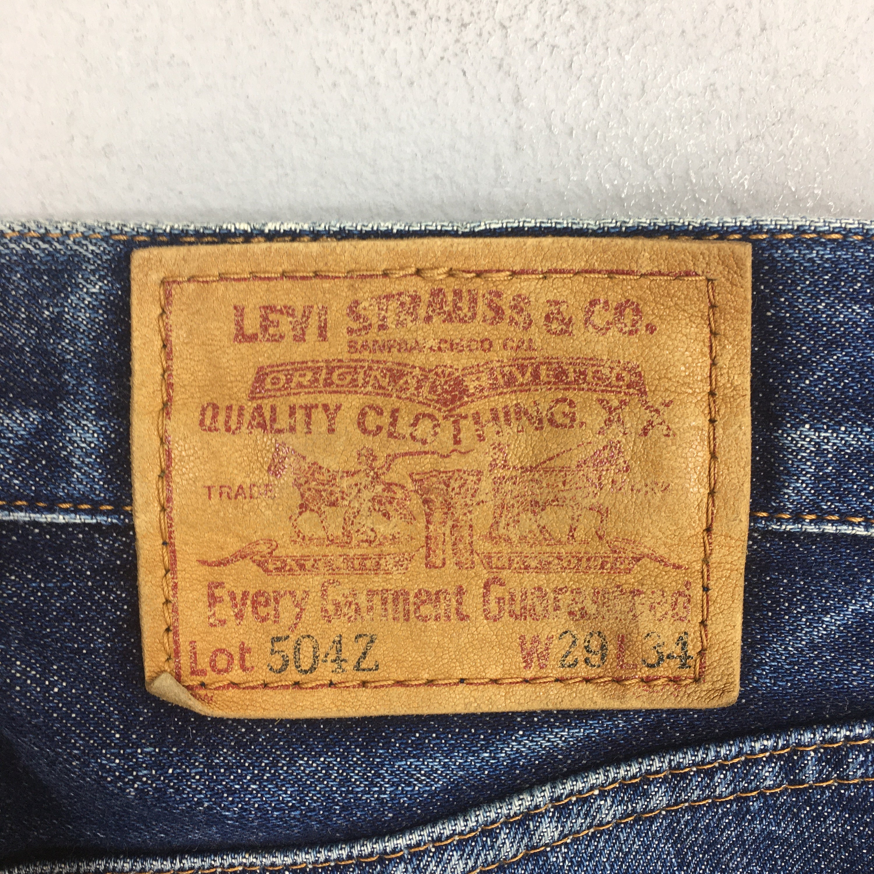 Size 29x31 Vintage Levi's 504Z Big E Selvedge LVC Jeans Size 29x31 Vintage Levi's 504Z Big E Selvedge LVC Jeans