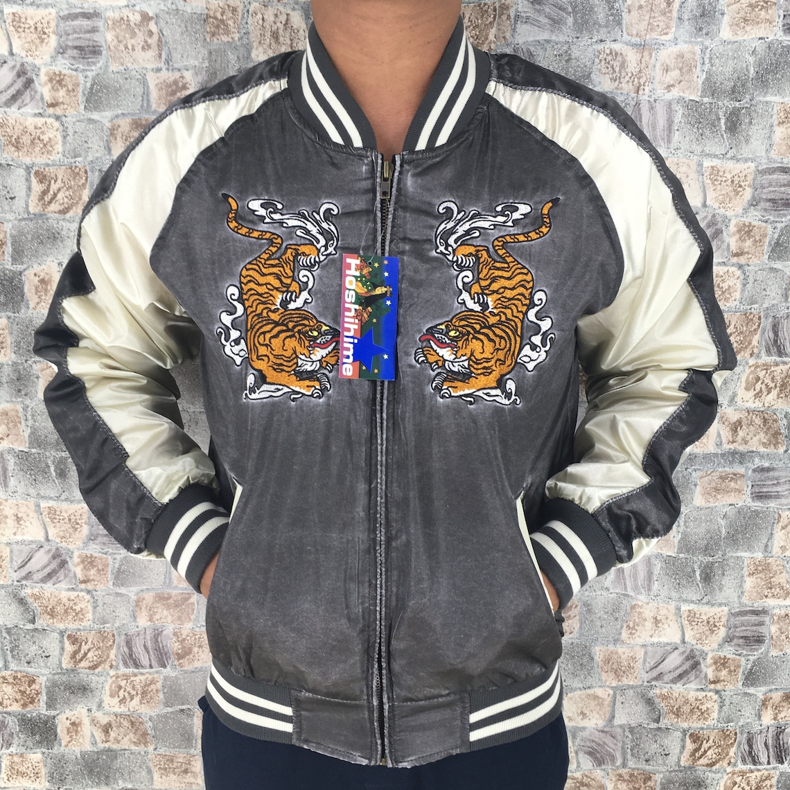 Sukajan Souvenir Jacket Medium Japan Vintage Sukajan Tiger | Etsy