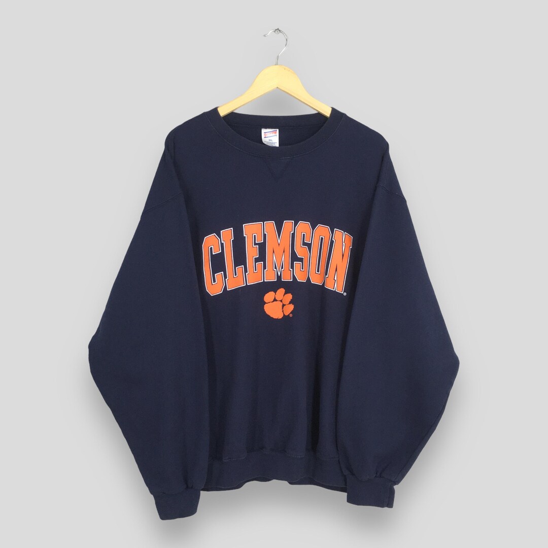 Vintage Clemson University Sweatshirt 2xlarge Clemson Tigers Ncaa ...