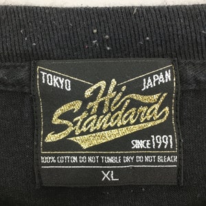 Vintage 90's Hi Standard Japan Band Tshirt Xlarge Hi | Etsy
