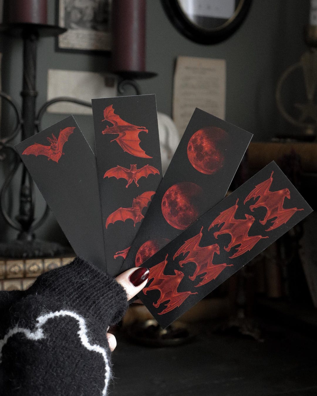NOCTURNAL Bookmarks | Dark Academia | Gothic | Victorian | Vampire ...