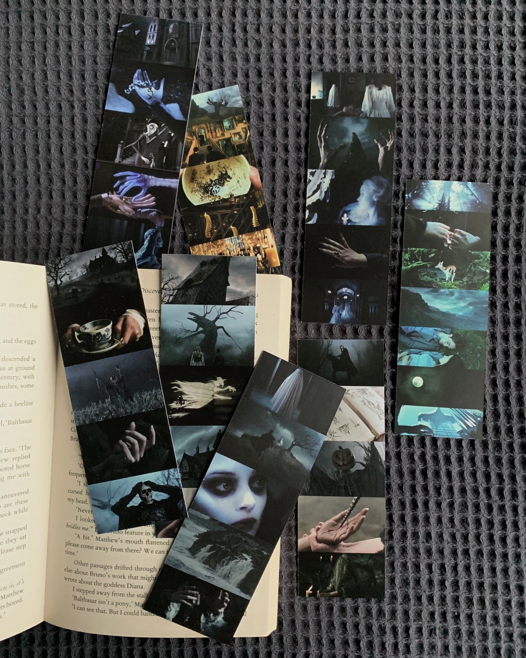 Halloween Bookmarks Gothic Dark Academia Horror Movies - Etsy