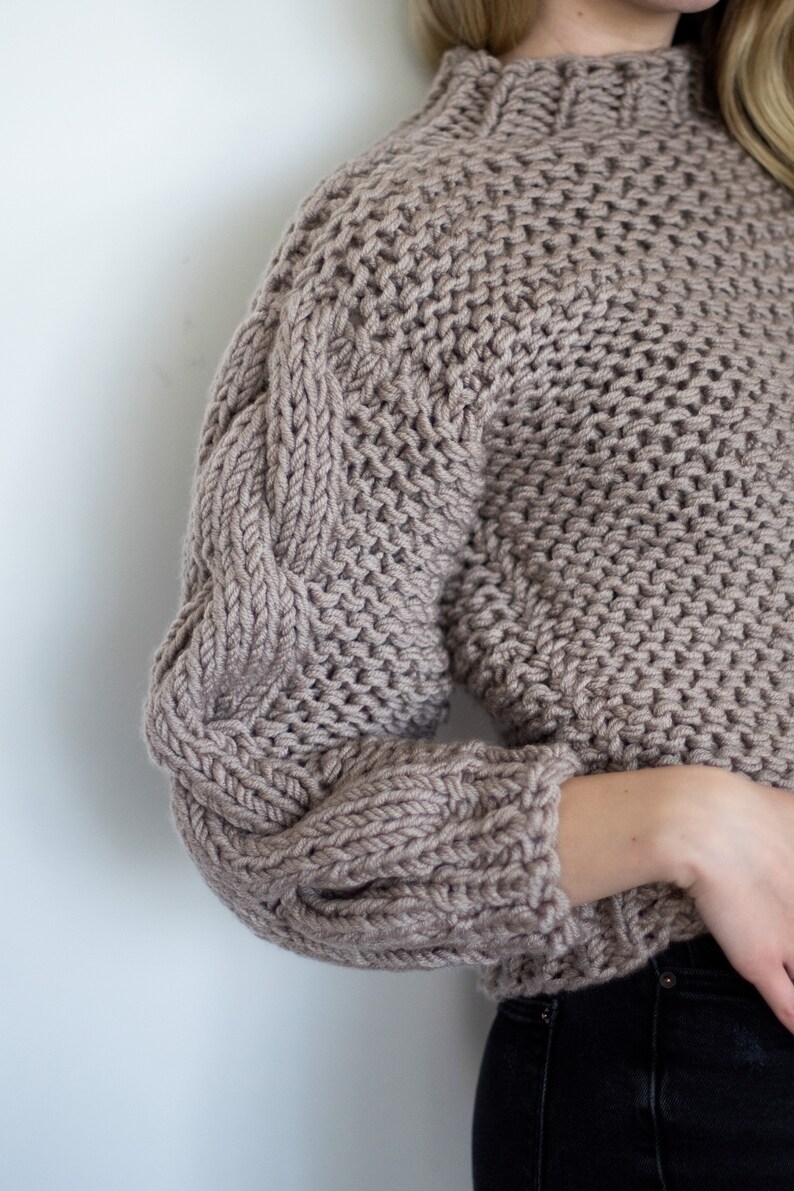 Knit Sweater, Chunky Knit Pullover, Chunky Knit, Baggy Sweater ...