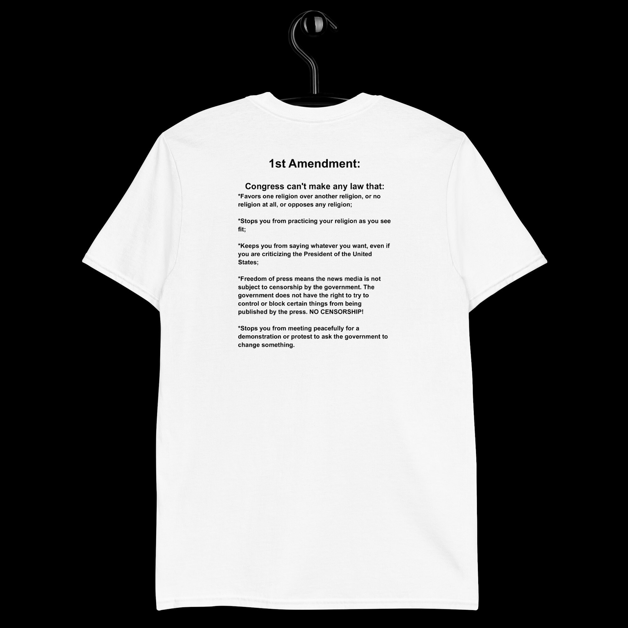 Freedom of Speech T-shirt: Wear Your 1st Amendment Rights With Pride ...