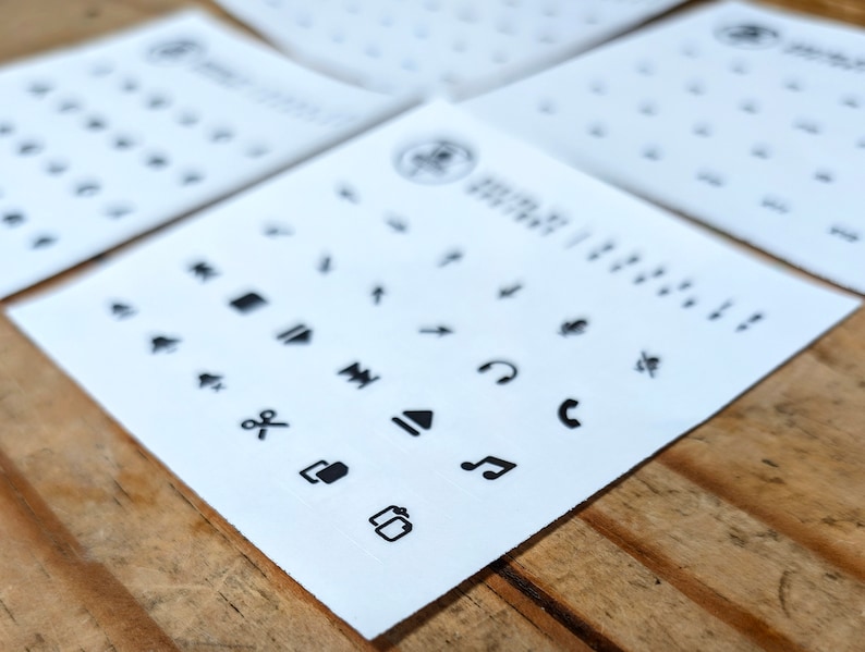 Mechanical Keyboard Relegendable Keycaps Sticker Inlays Inserts - Etsy