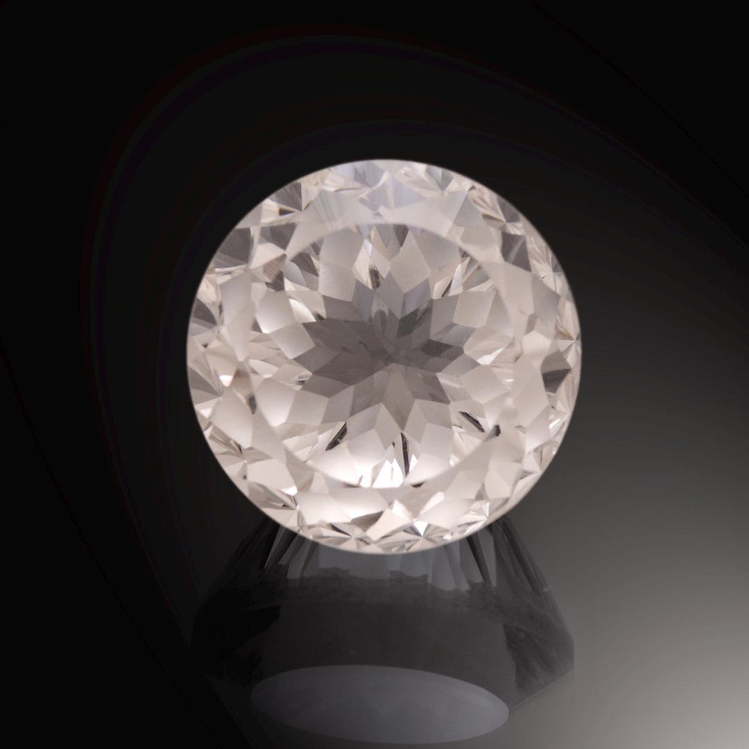 Dainty Clear Crystal Quartz Concave Cut Stone ~ AAA Portuguese Cut ...