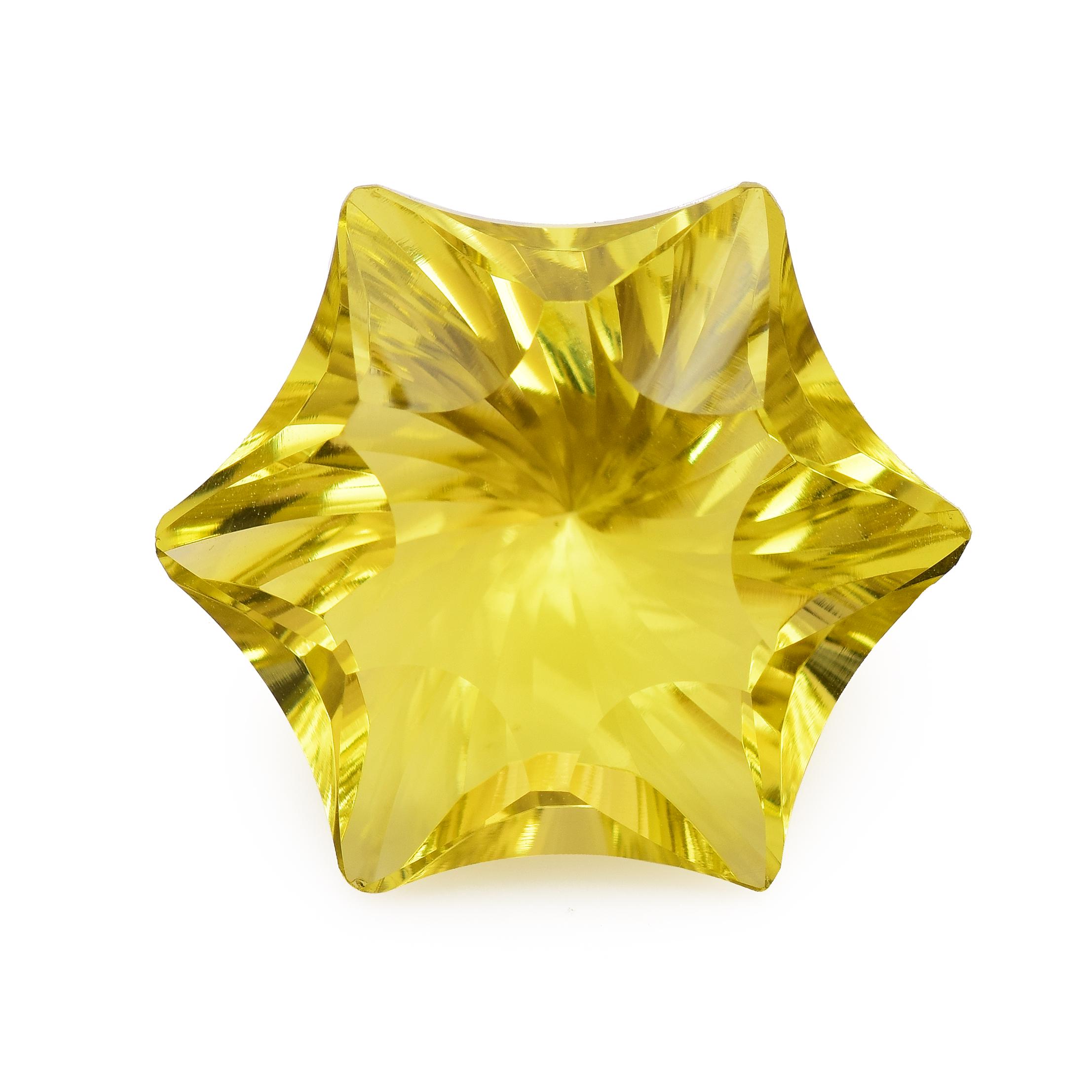 Stunning AAA+ Lemon Quartz Concave Cut Stone ~ Natural Lemon Quartz ...