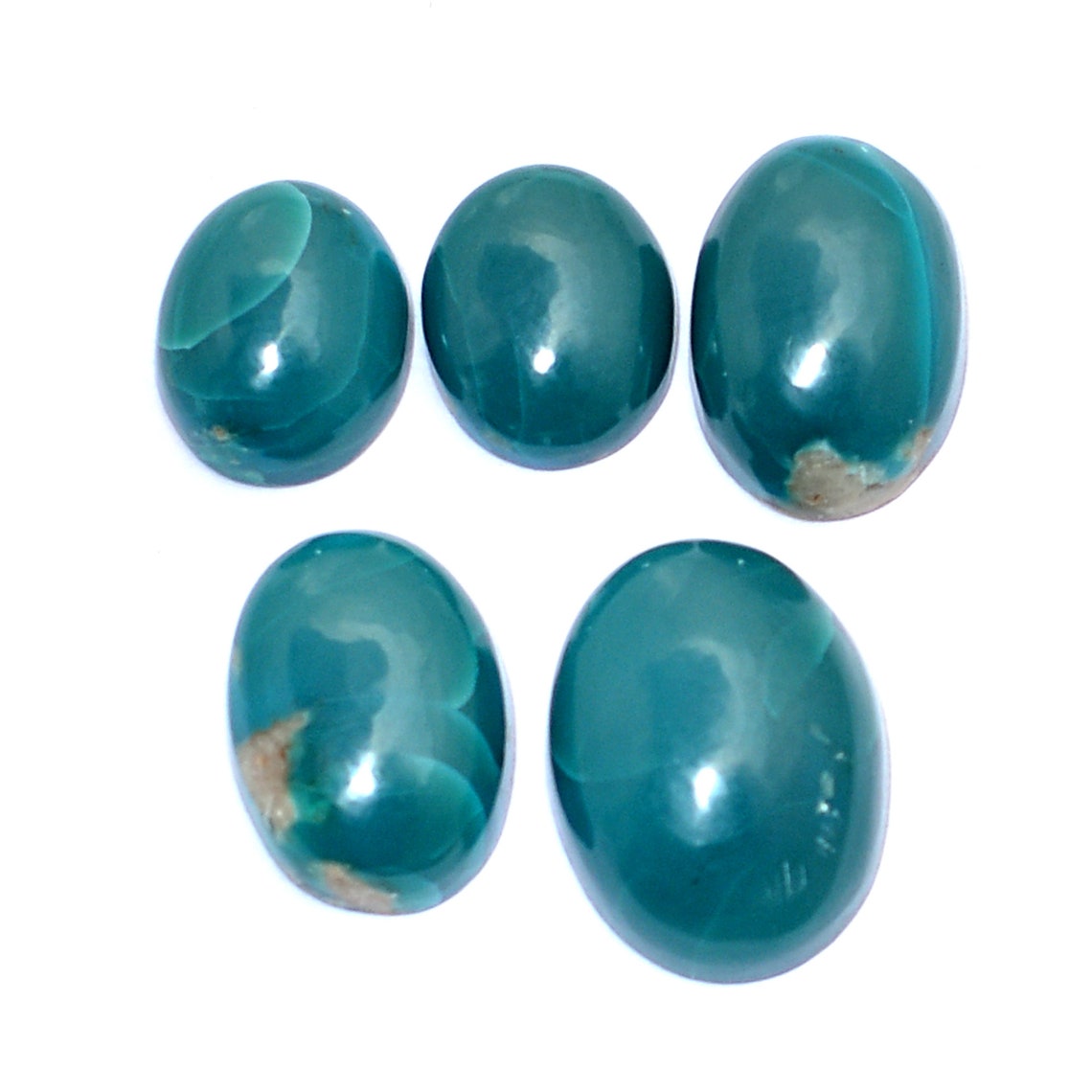 Turquoise Semi Precious Gemstone 9x11mm-12x16mm Smooth Oval - Etsy