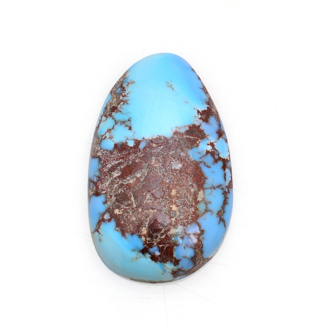 Rare Golden Hill Turquoise 13x20mm Smooth Flat Back Cabochon ~ Natural ...
