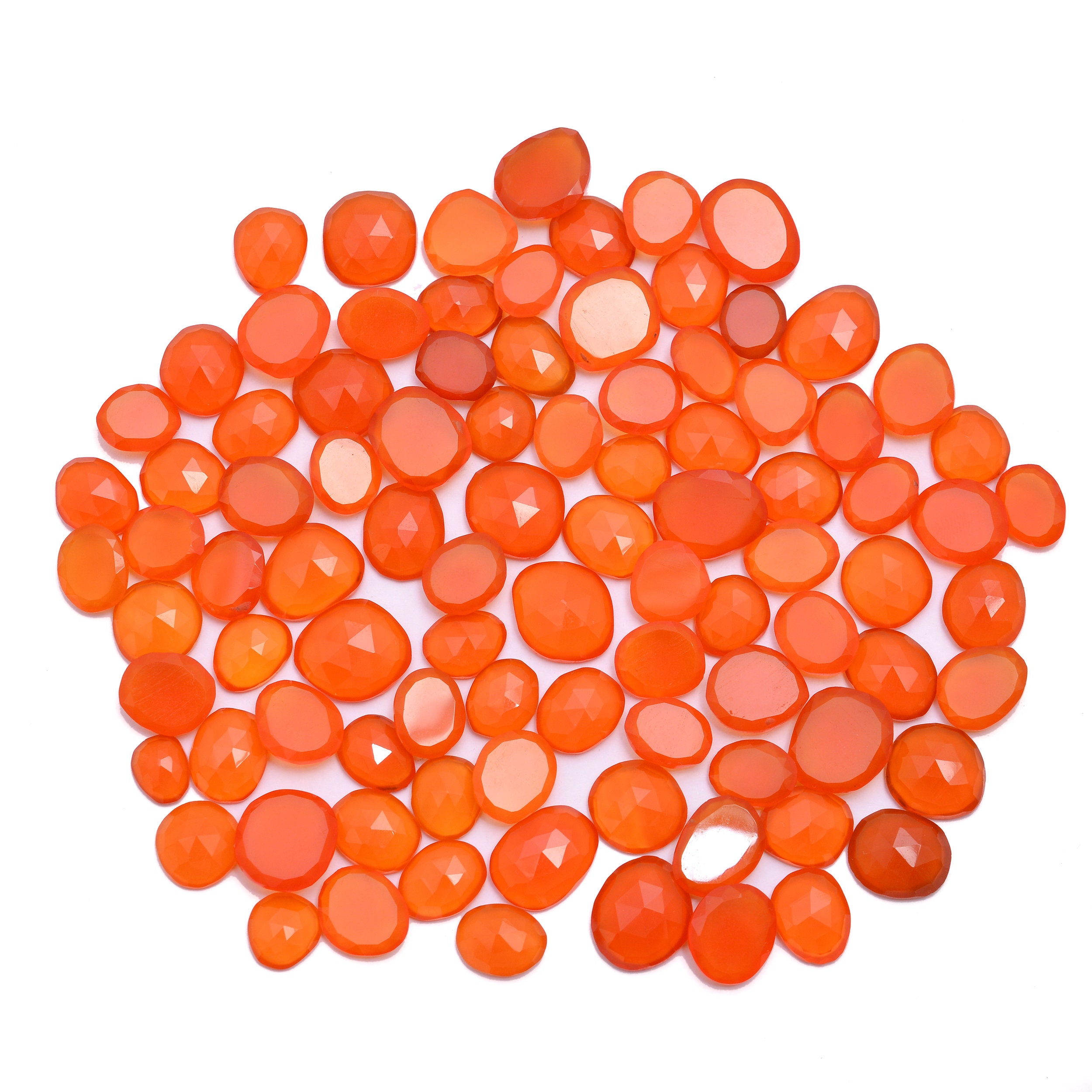 Natürlicher Roter Onyx Edelstein 10mm-12mm Facettiertes | Etsy