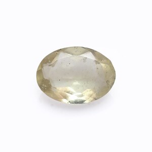 Natural Libyan Desert Glass Loose 11x15mm Faceted Oval Cut Stone Libyan ...