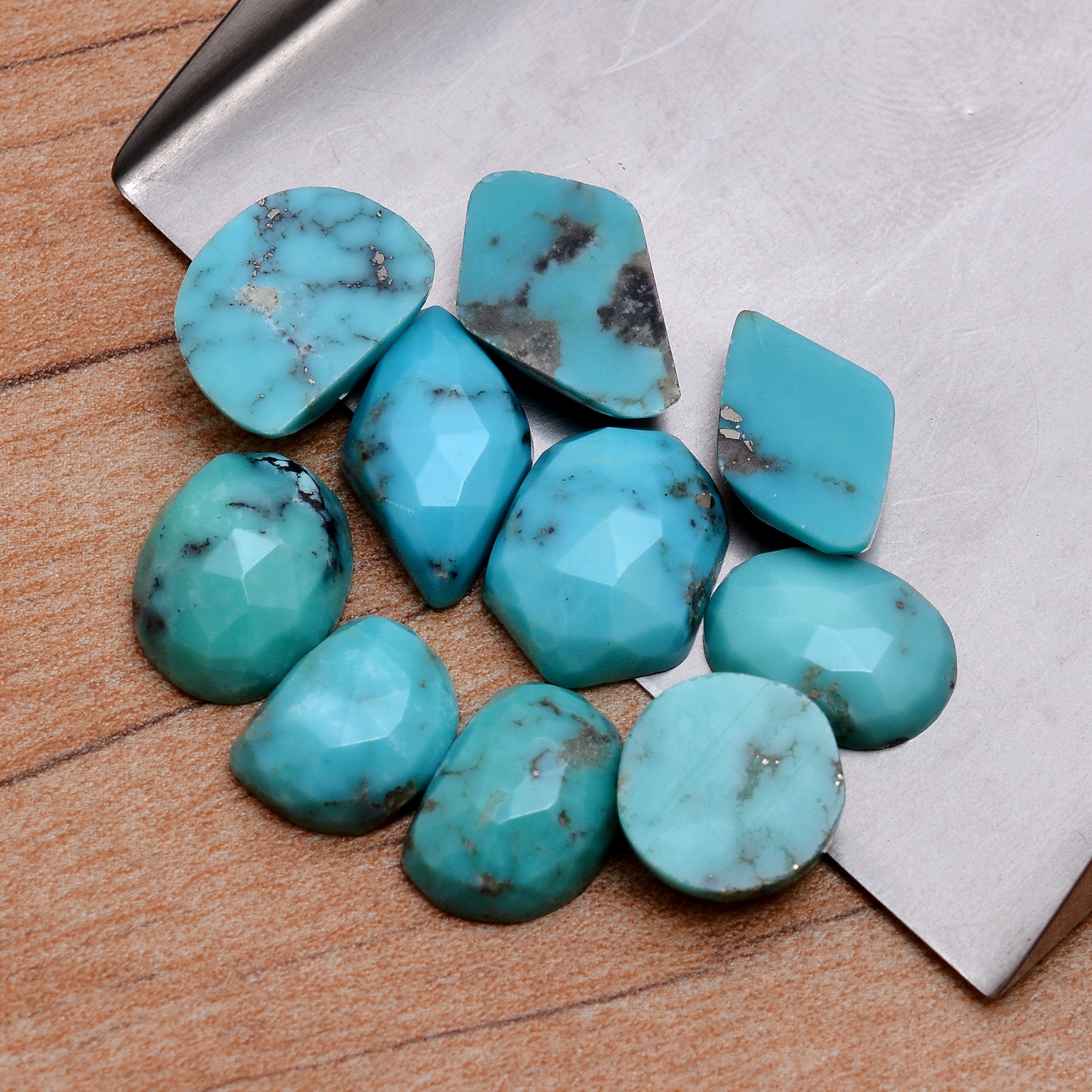 Natural Arizona Turquoise Semi Precious Gemstone Loose Fancy - Etsy