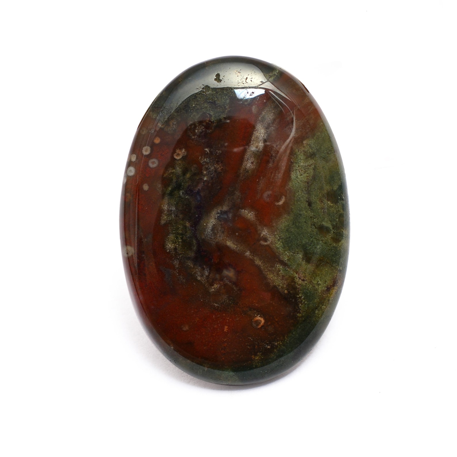 Natural African Bloodstone Gemstone Fancy 29x41mm Smooth Oval - Etsy