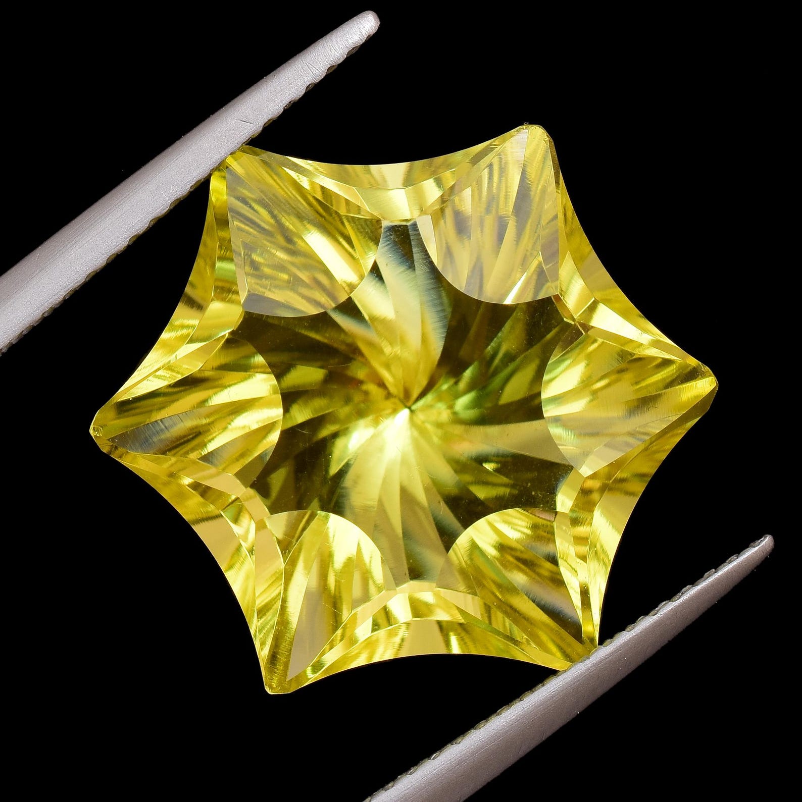 Stunning AAA+ Lemon Quartz Concave Cut Stone ~ Natural Lemon Quartz ...