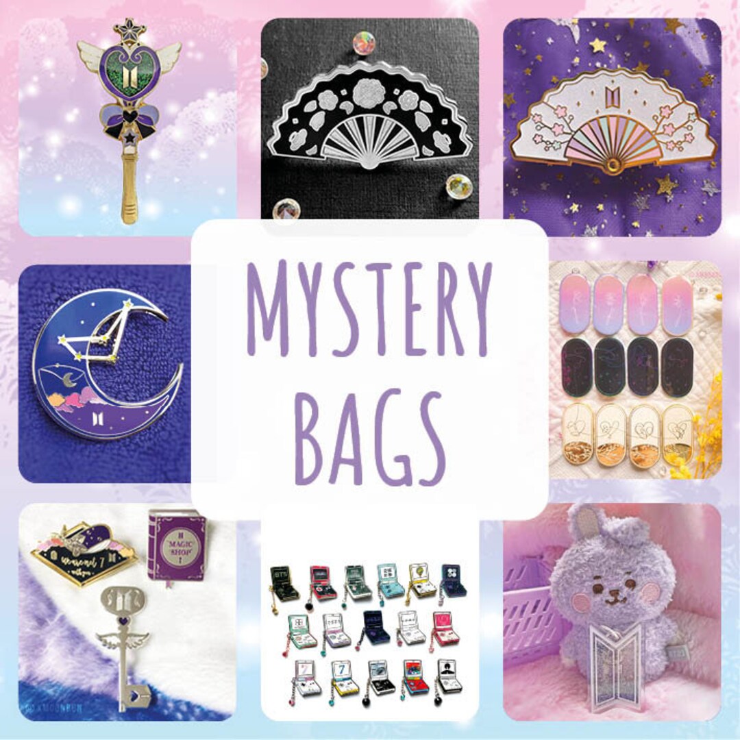 MYSTERY BAGS Kpop BTS Pin Gameboy Album Enamel Pins Many Albums ...
