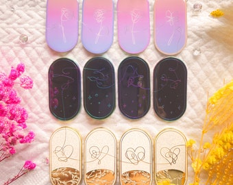BTS Enamel Pin - Etsy