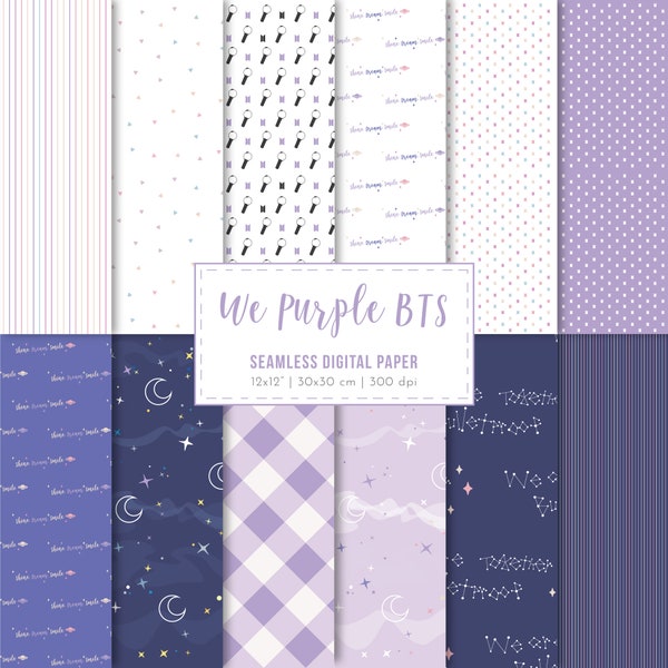 Bts Seamless Pattern - Etsy