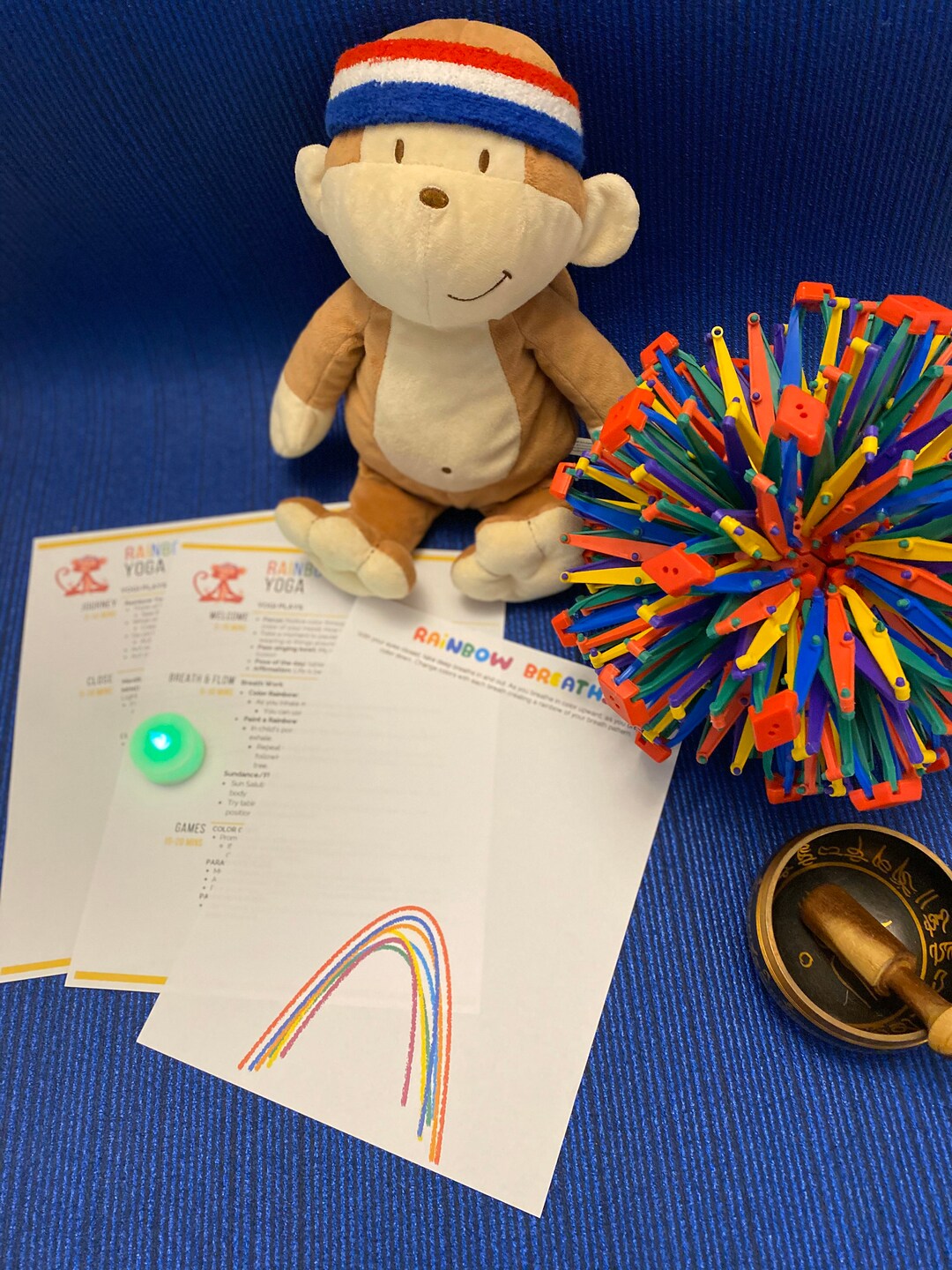 Rainbow Yoga Lesson Plan - Etsy