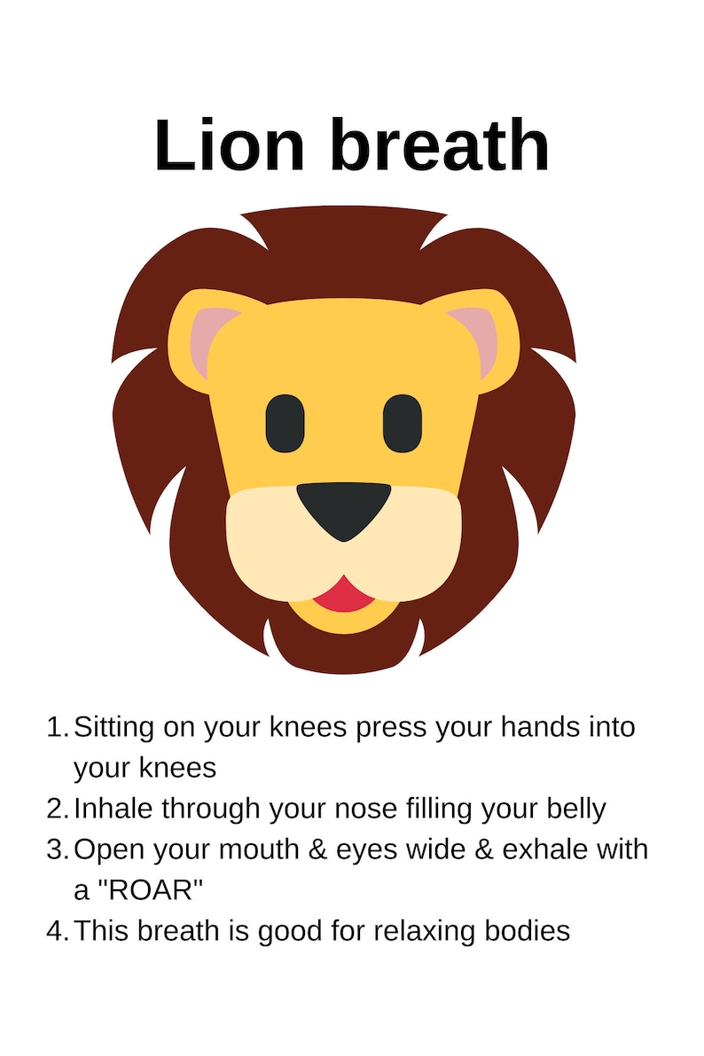 Animal Breathing Posters - Etsy