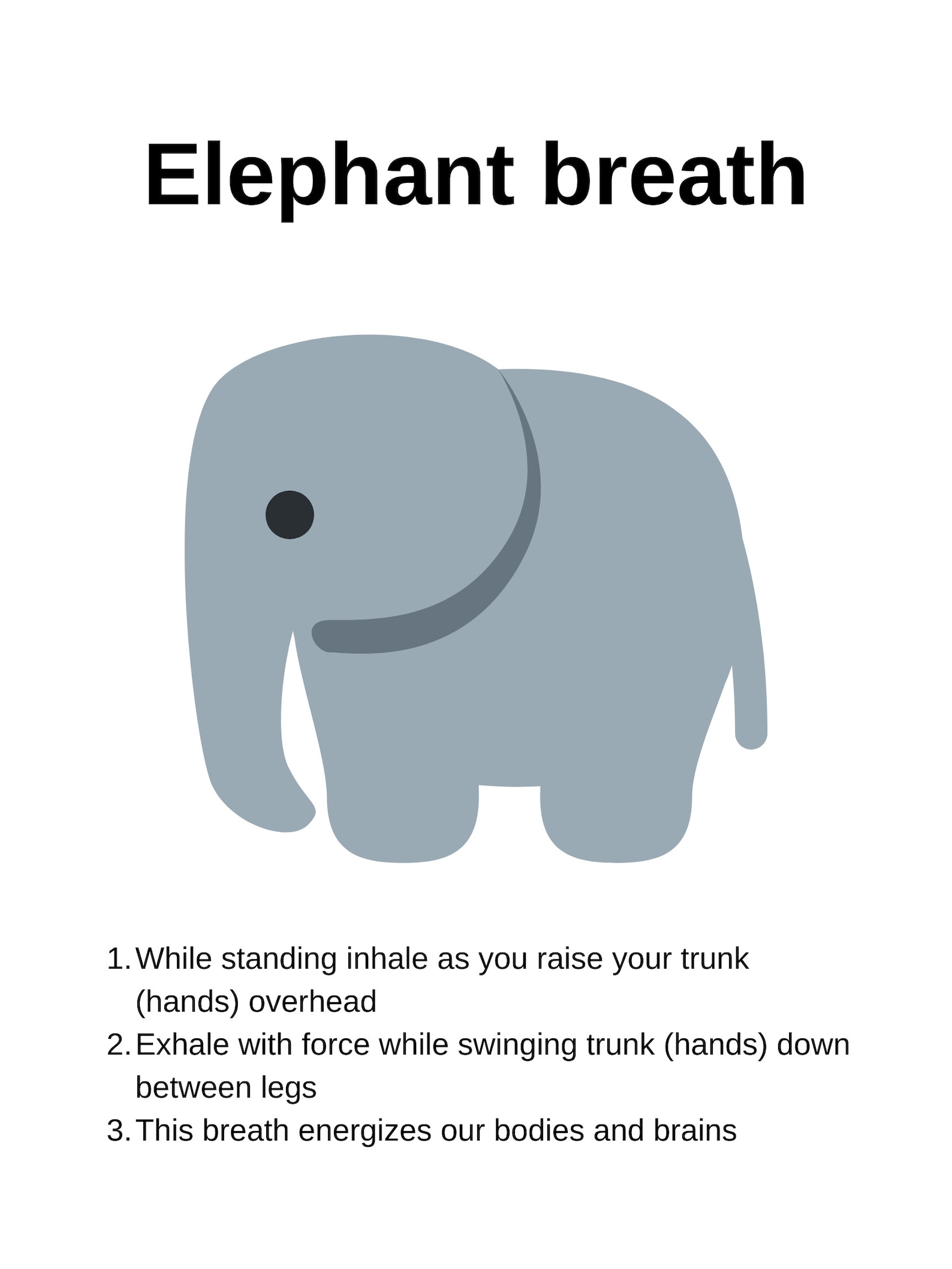 Animal Breathing Posters - Etsy