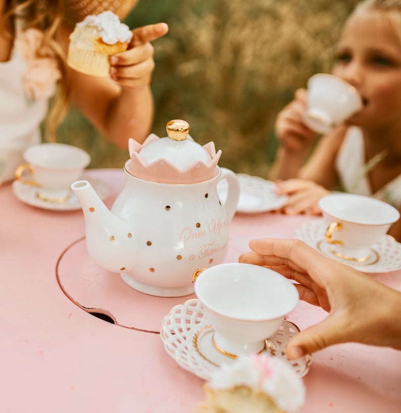 Children’s Porcelain Tea Set - Princess - Etsy