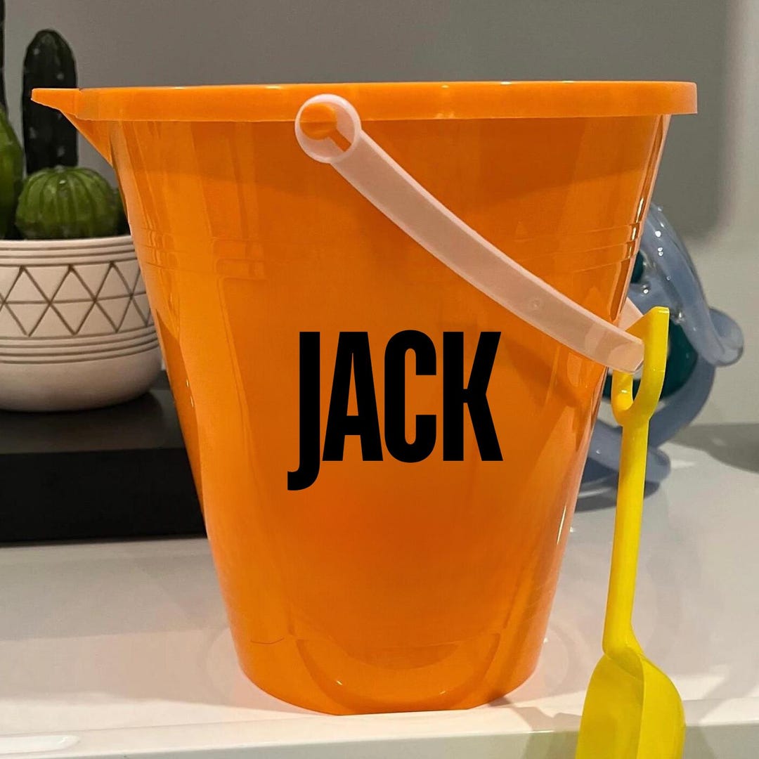 Custom Kids Party Favor Bucket and Shovel - Printed - Etsy
