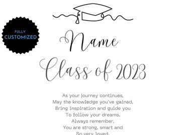 Graduation Poem 2023 Poem A Celebration of Achievements Printable ...