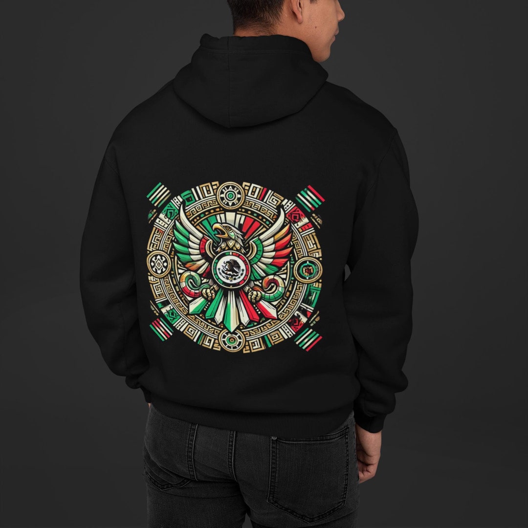 MEXICO Hooded Sweatshirt - Cozy Unisex Winter Apparel, Mexican Culture ...