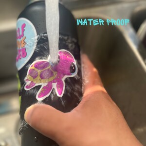 Turtle Sticker Waterproof Stickers Colorful Sticker Laptop Sticker ...