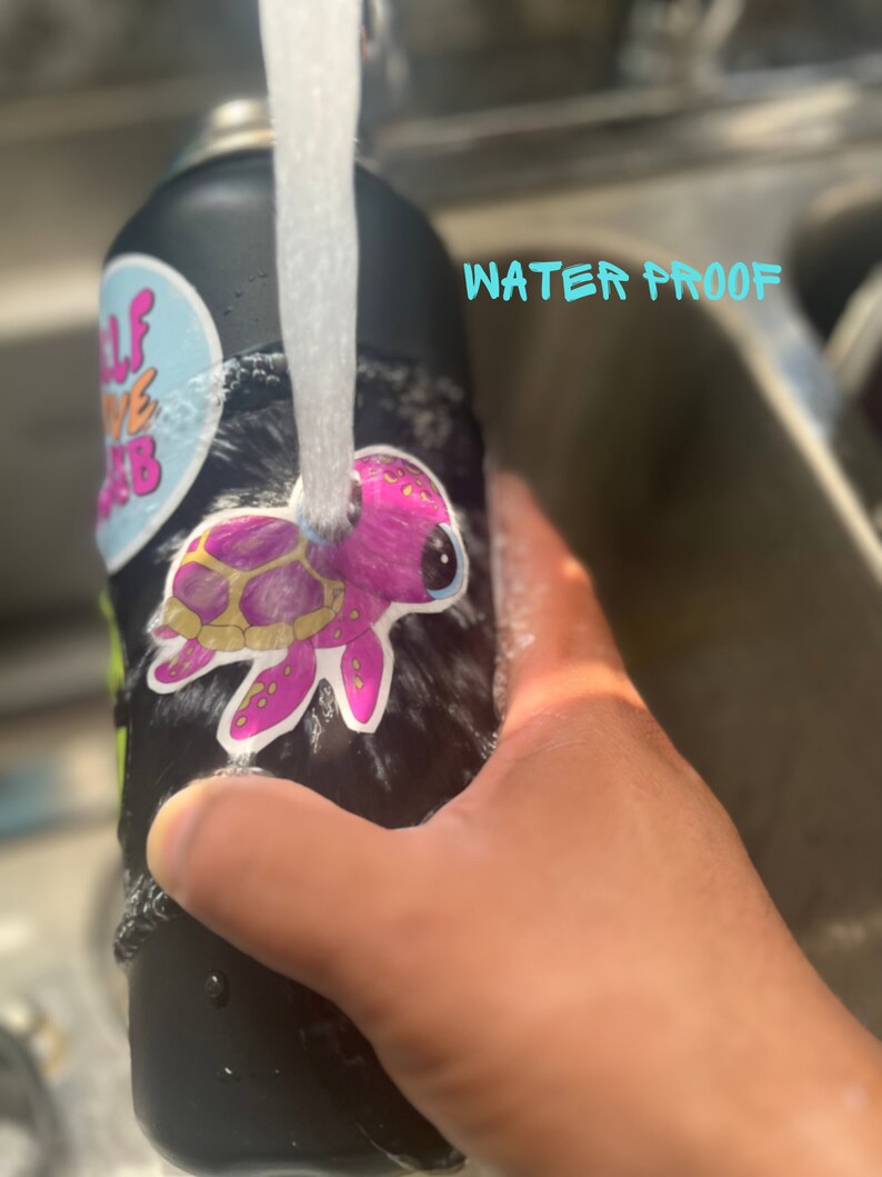 Turtle Sticker Waterproof Stickers Colorful Sticker Laptop Sticker ...