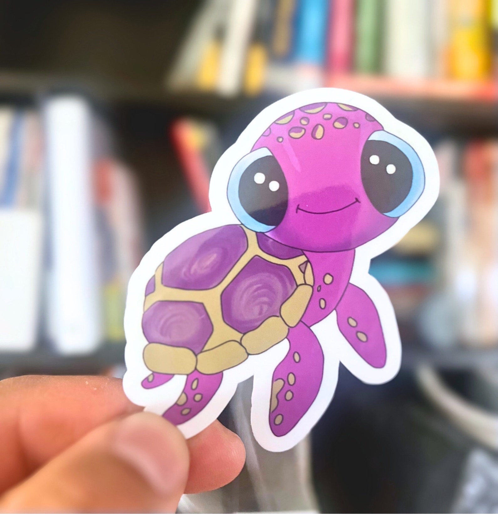 Turtle Sticker Waterproof Stickers Colorful Sticker Laptop Sticker ...